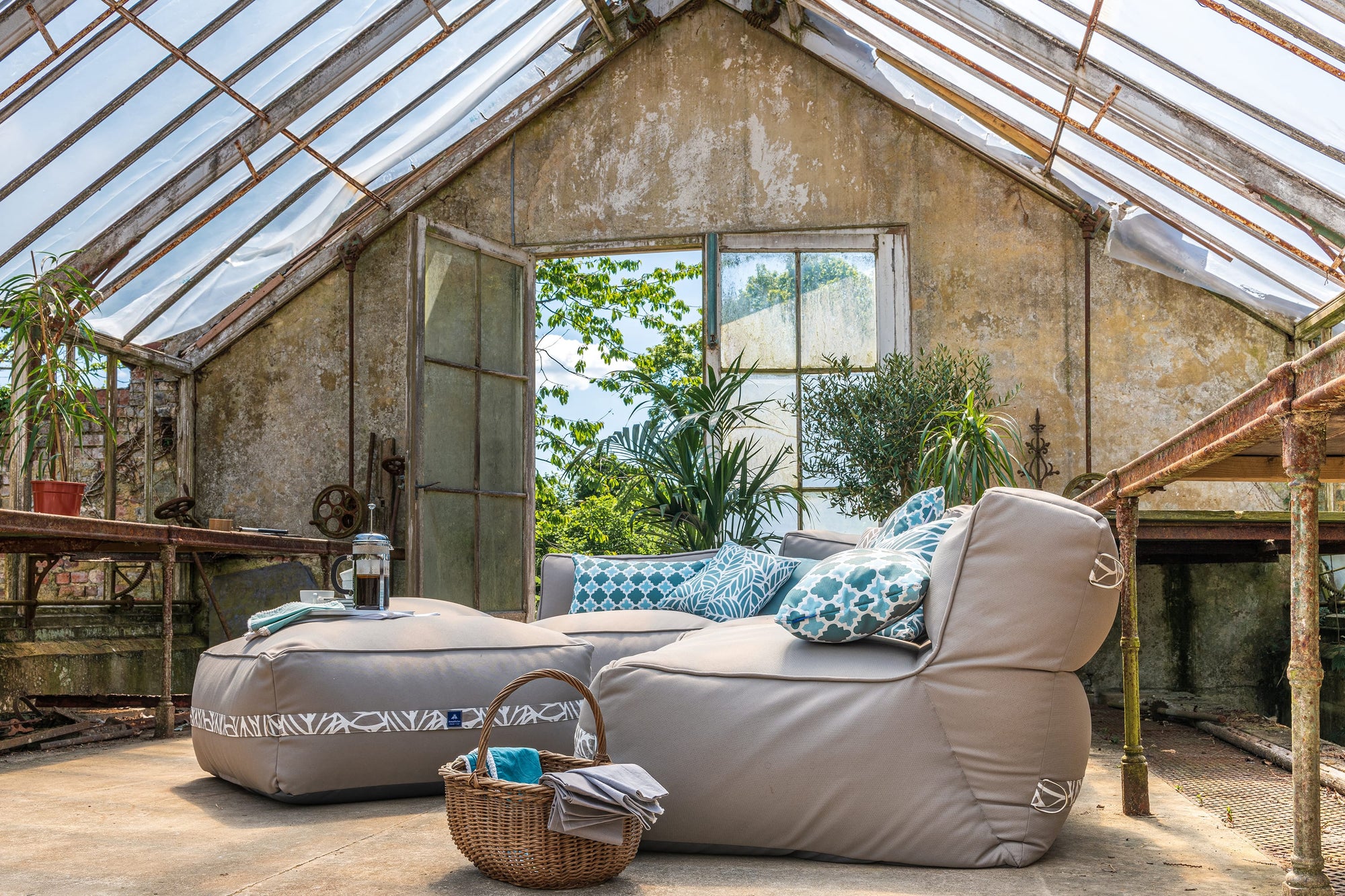 Luxury Sun Loungers with Weatherproof Cushions | Armadillo Sun